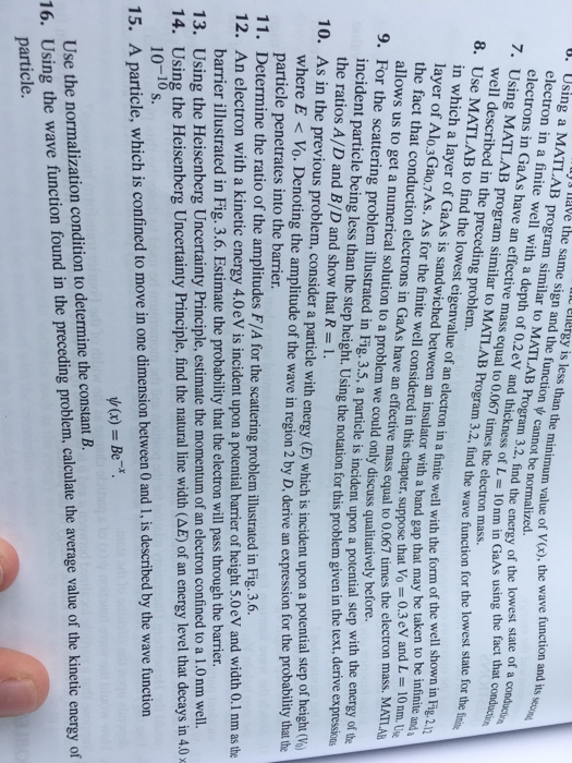 Solved Using a MATLAB program similar to MATLAB program 3.2, | Chegg.com