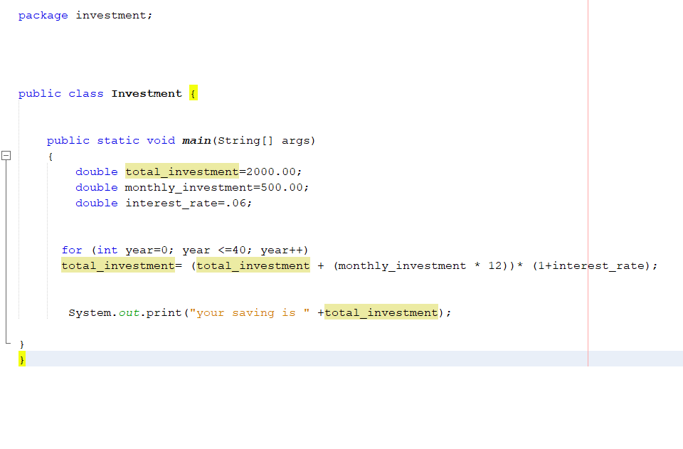 Solved I did the basic program but I want my output to show | Chegg.com