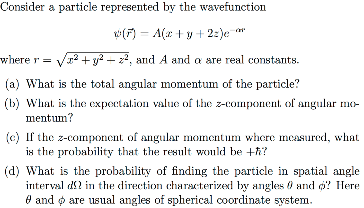 Solved Consider A Particle Represented By The Wavefunction 