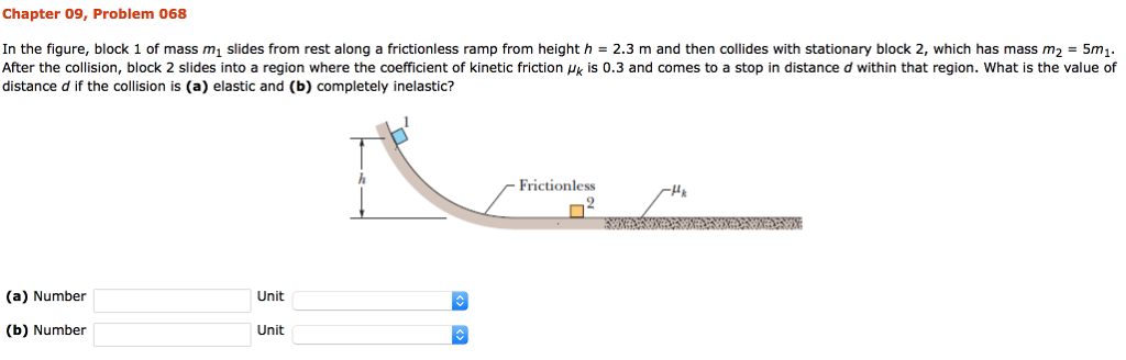 Solved Chapter 09, Problem 068 In the figure, block 1 of | Chegg.com