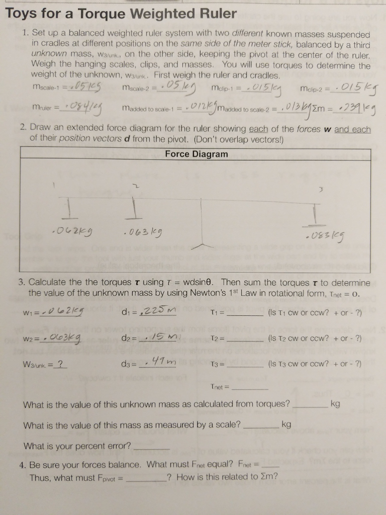 mscale-1 .05kg mscale-2=0.05kg mclip-1=.015kg | Chegg.com