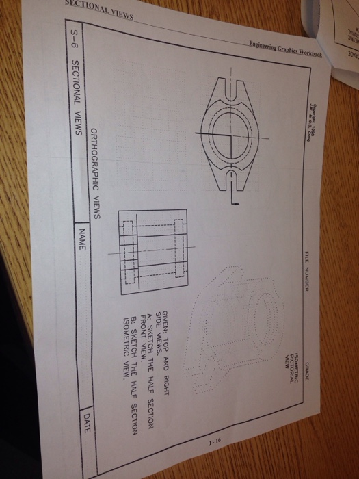 Solved Sketch the front view, right side top view and | Chegg.com