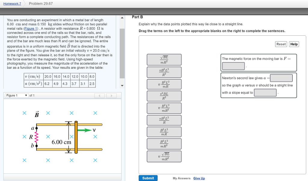 Solved Homework Problem 29.67 You are conducting an | Chegg.com