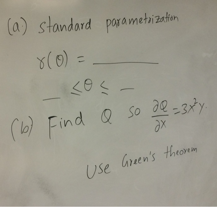 Solved a) Standard parametrization eoyem been Theo | Chegg.com