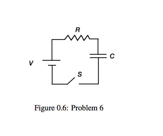 Solved Problem 6 The RC circuit shown in figure (0.6), has | Chegg.com