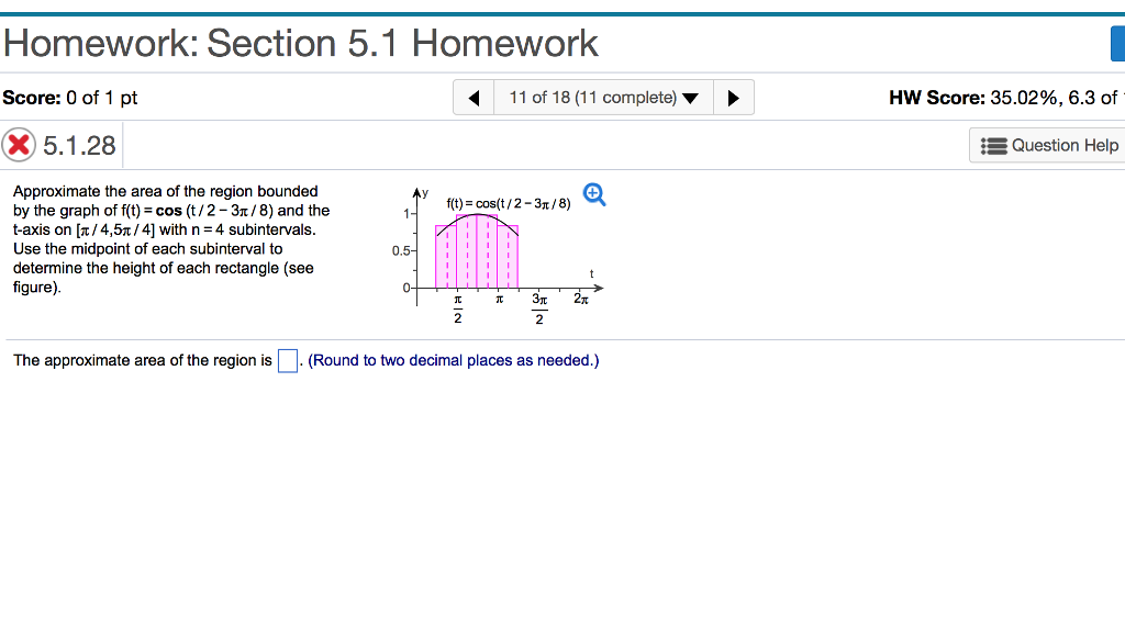 Solved Homework Section 5 1 Homework Score 0 Of 1 Pt 11 Of