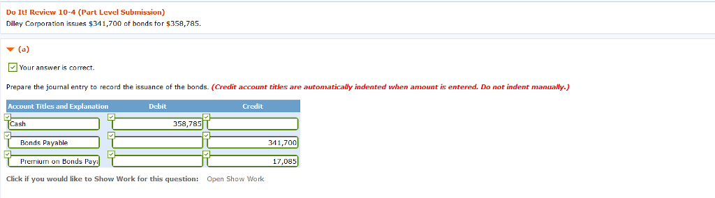 Solved Do It! Review 10-4 (Part Level Submission) Dilley | Chegg.com