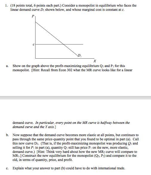 Solved 18 Points Total 6 Points Each Part Consider A