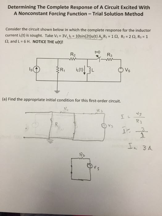 Solved Determining The Complete Response of A Circuit | Chegg.com