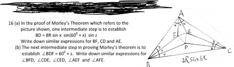 Solved 16 (a) In the proof of Morley's Theorem which refers | Chegg.com