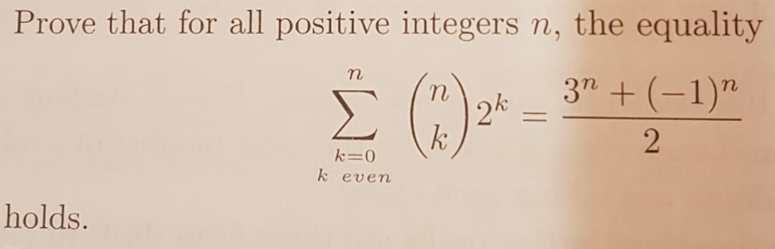 Solved Prove that for all positive integers n, the equality | Chegg.com
