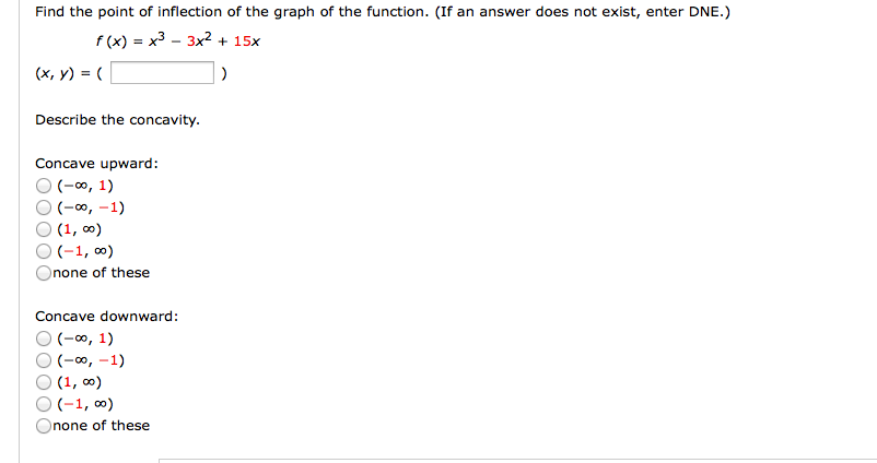 Solved Find the point of inflection of the graph of the | Chegg.com