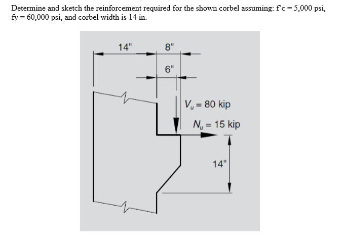 Solved Determine and sketch the reinforcement required for | Chegg.com