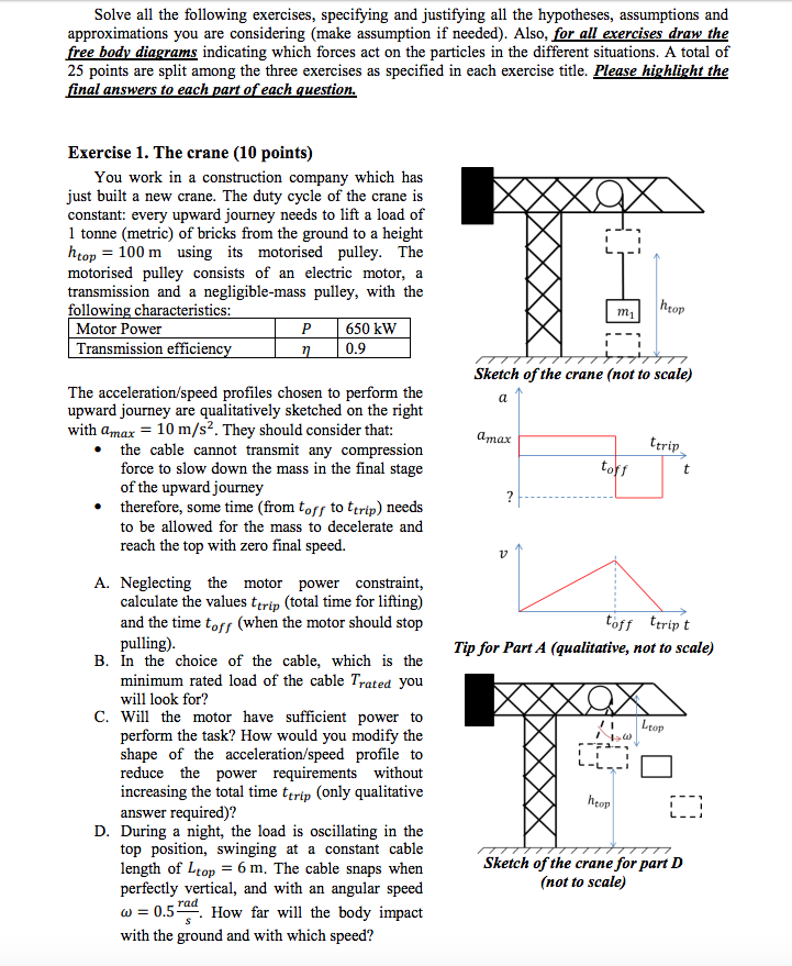 Solve all the following exercises, specifying and | Chegg.com