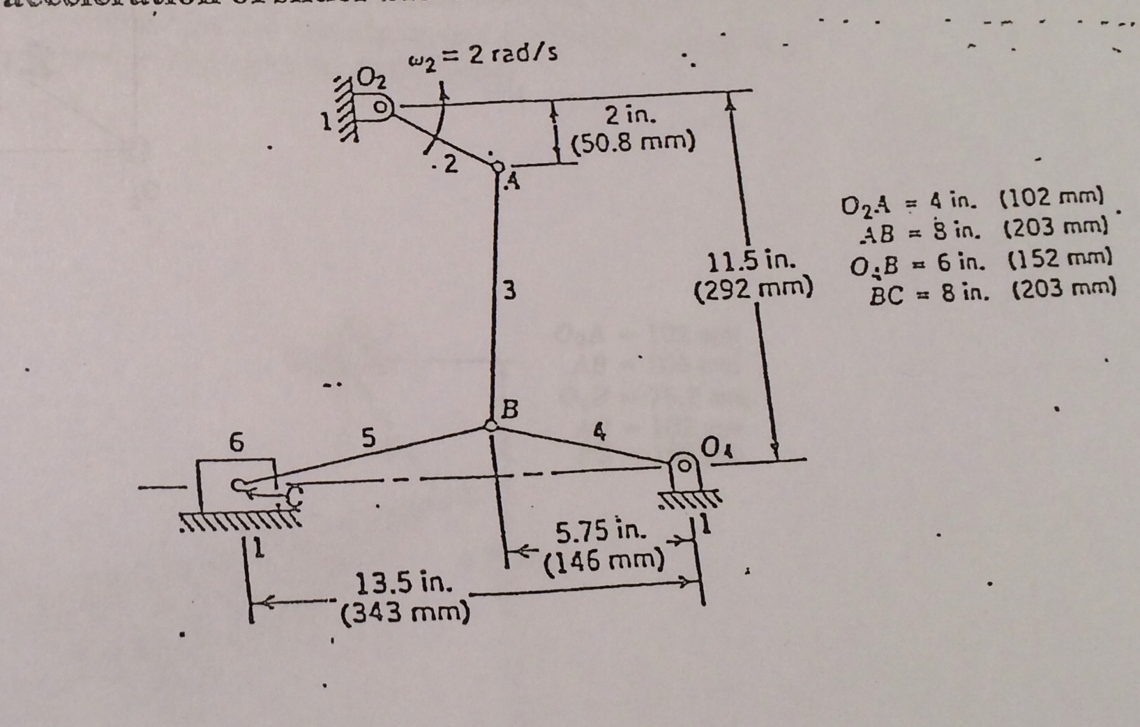 A toggle mechanism is shown in the figure. With link | Chegg.com