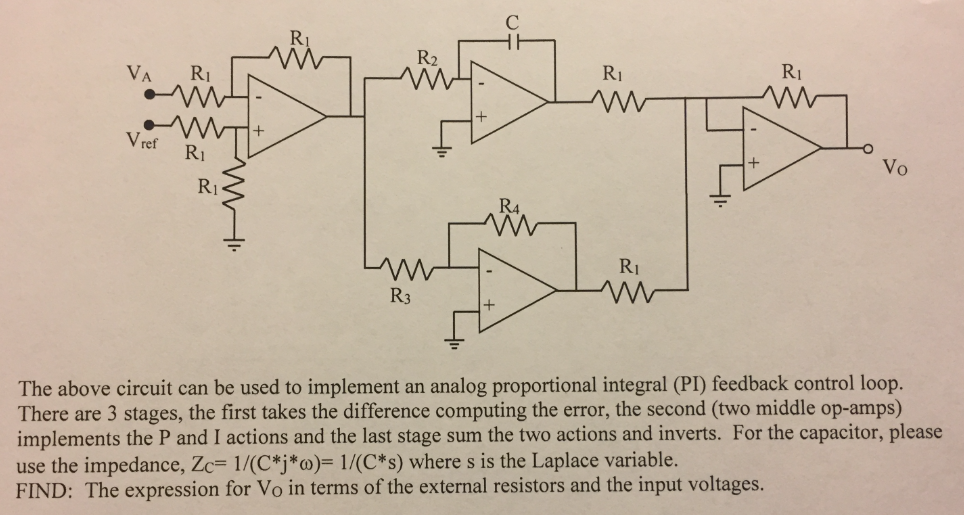 Solved R2 RI RI Vref Ri RI R4 Ri R3 The above circuit can be | Chegg.com