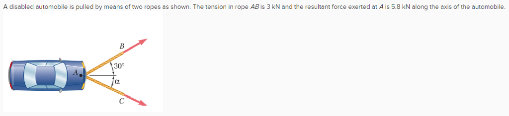 Solved Using trigonometry, determine the tension in rope AC. | Chegg.com