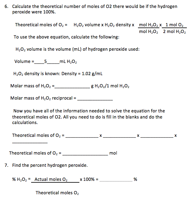 Solved Calculate the theoretical number of moles of 02 there | Chegg.com