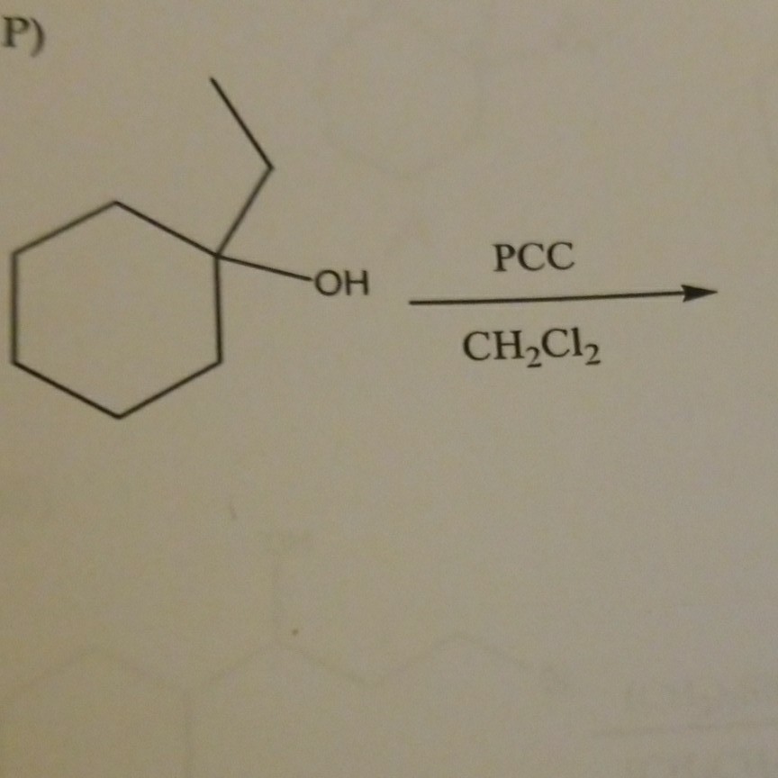 Solved P) PCC OH CH2Cl2 | Chegg.com
