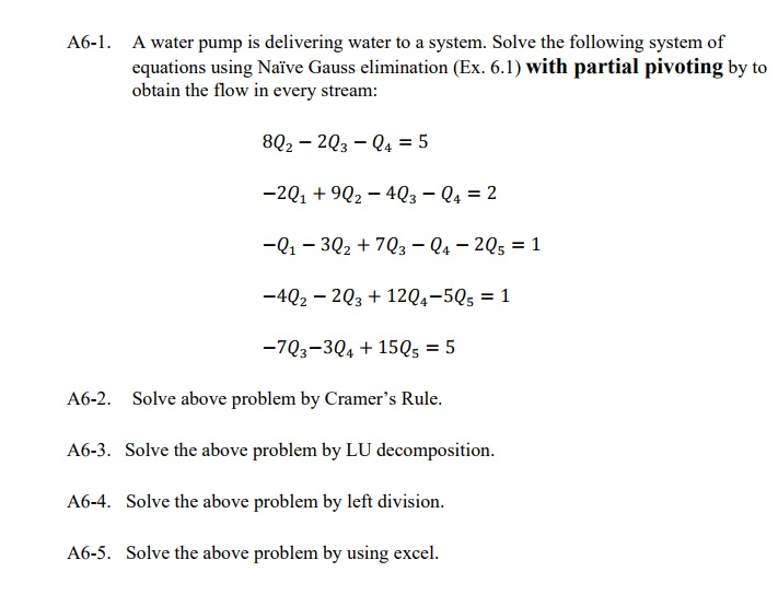 A water pump is delivering water to a system. Solve | Chegg.com