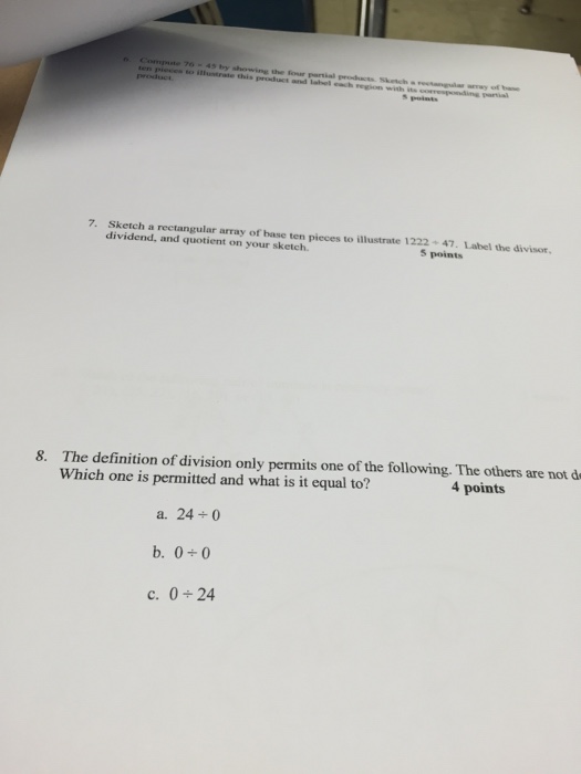 Solved Sketch a rectangular array of base ten pieces to | Chegg.com