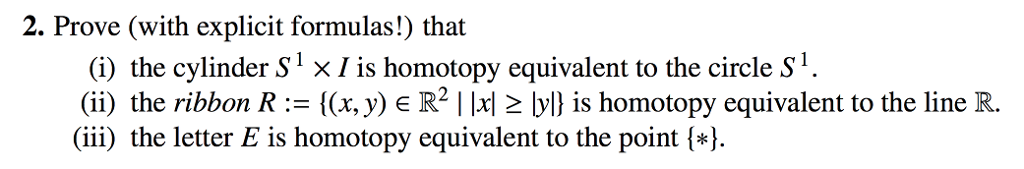 Solved 2. Prove (with explicit formulas!) that (Gi) the | Chegg.com