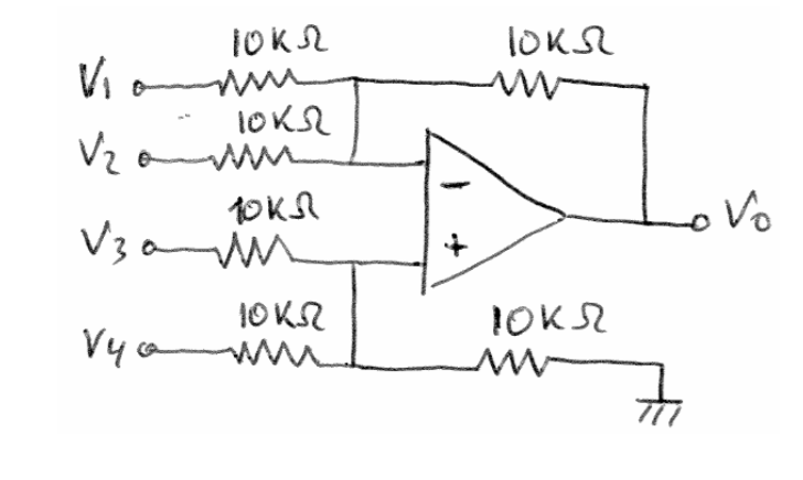 Solved Compute Vo as a function of the input voltages V1, | Chegg.com