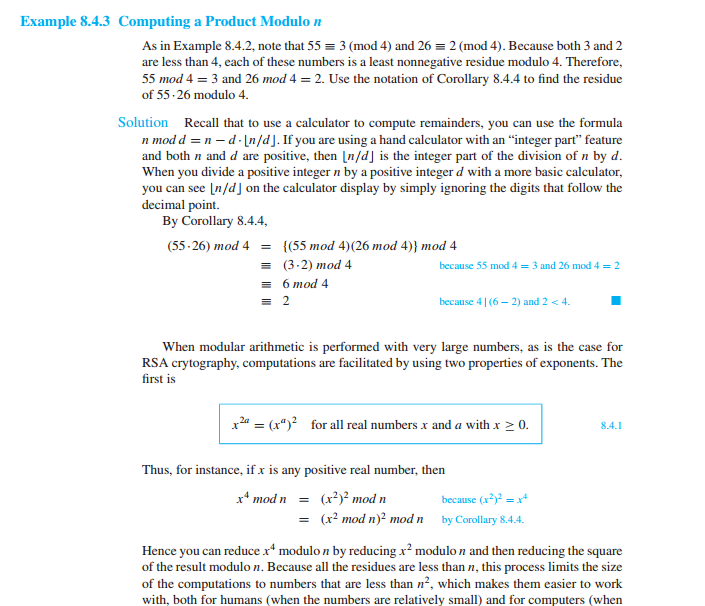Solved 5. Read examples 8.4.3 and 8.4.4 in section 8.4. Then | Chegg.com