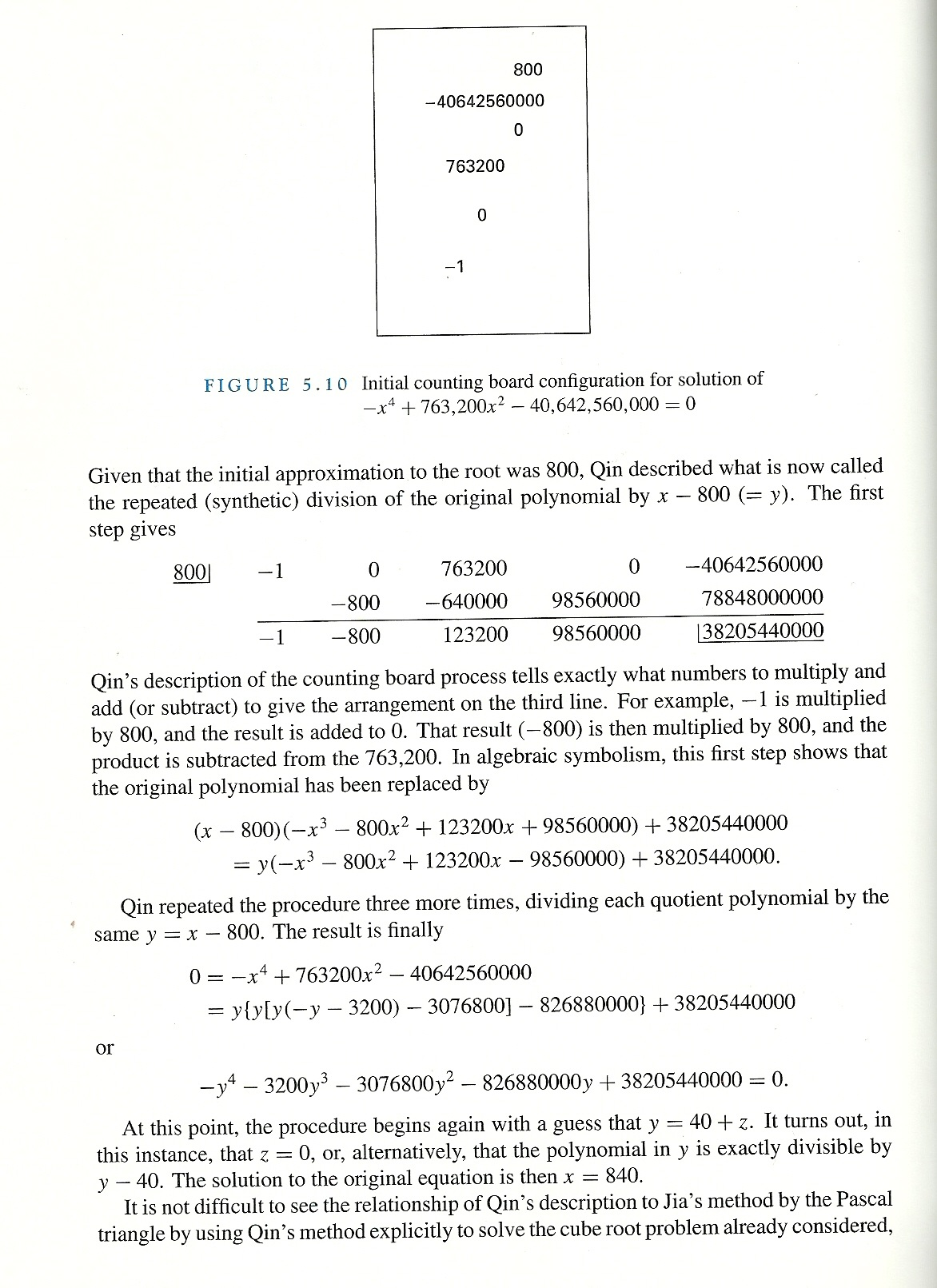 Use Qin's method to solve the pure cubic equation x3 | Chegg.com