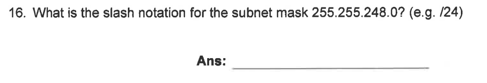 Solved 1. The following shows a network with two subnets. A | Chegg.com