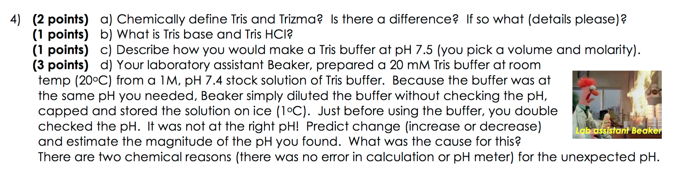 Solved Chemically define Tris and Trizma? Is there a | Chegg.com