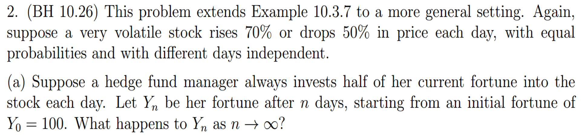 Solved This problem extends Example 10.3.7 to a more general | Chegg.com