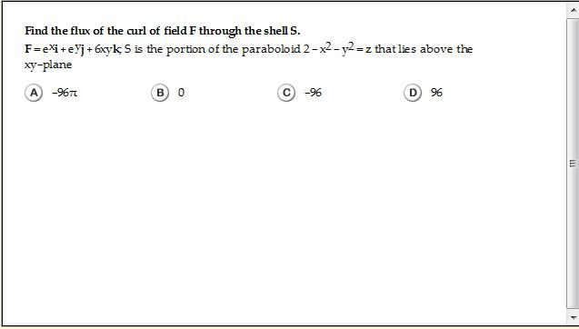 Solved Find the flux of the curl of field F through the | Chegg.com