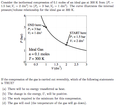 Solved Consider the reversible adiabatic expansion of one | Chegg.com