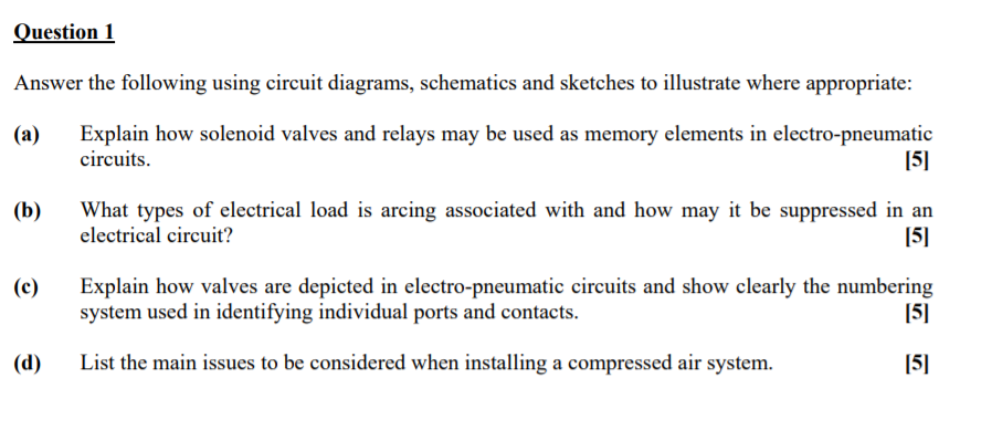 Solved Question 1 Answer the following using circuit | Chegg.com