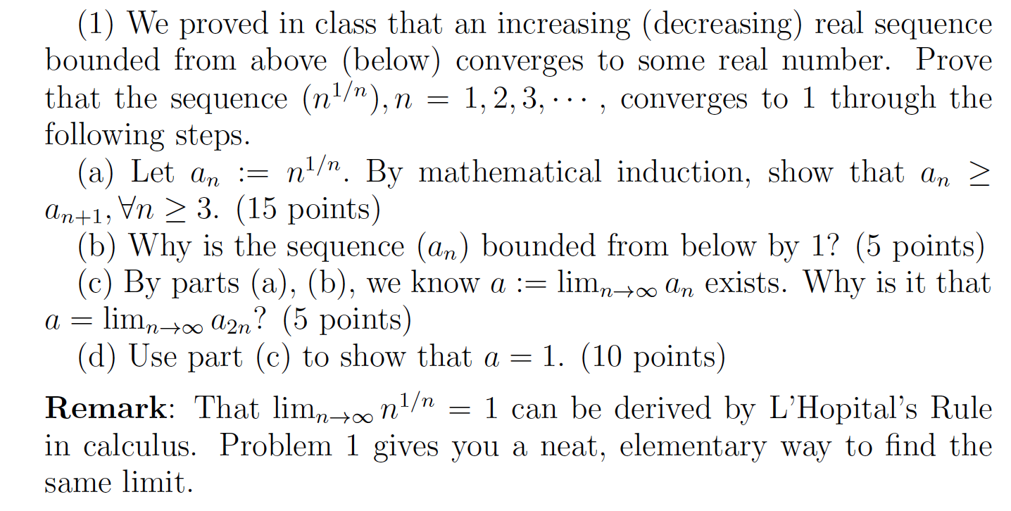 Solved help with mathematical induction, series and | Chegg.com