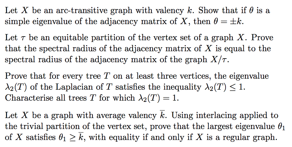 Solved Let X be an arc-transitive graph with valency k. Show | Chegg.com