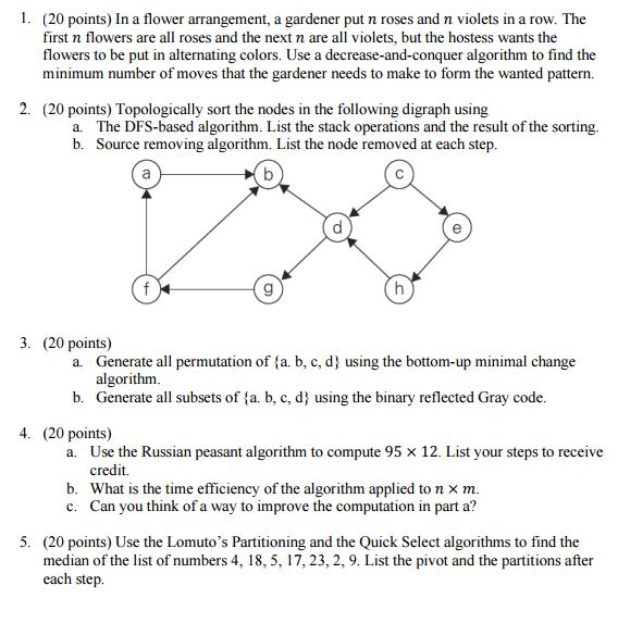 Solved In a flower arrangement, a gardener put n roses and n | Chegg.com