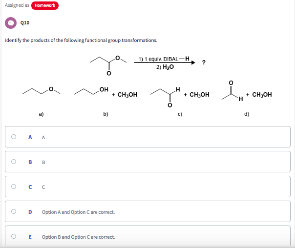 Solved Q9: Identify the reagents required to carry out the | Chegg.com
