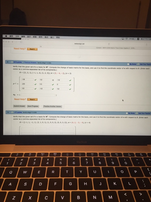 Solved Verity that the given set B is a basis for R^0. | Chegg.com Solved Verity that the given set B is a basis for R^0. | Chegg.com
