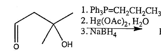 Solved Ph3P = CH2 CH2 Ch3 Hg(OAc)2, H2O NaBH4 rightarrow | Chegg.com