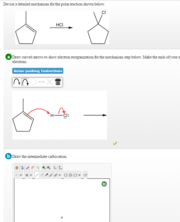 Solved Devise a detailed mechanism for the polar reaction | Chegg.com