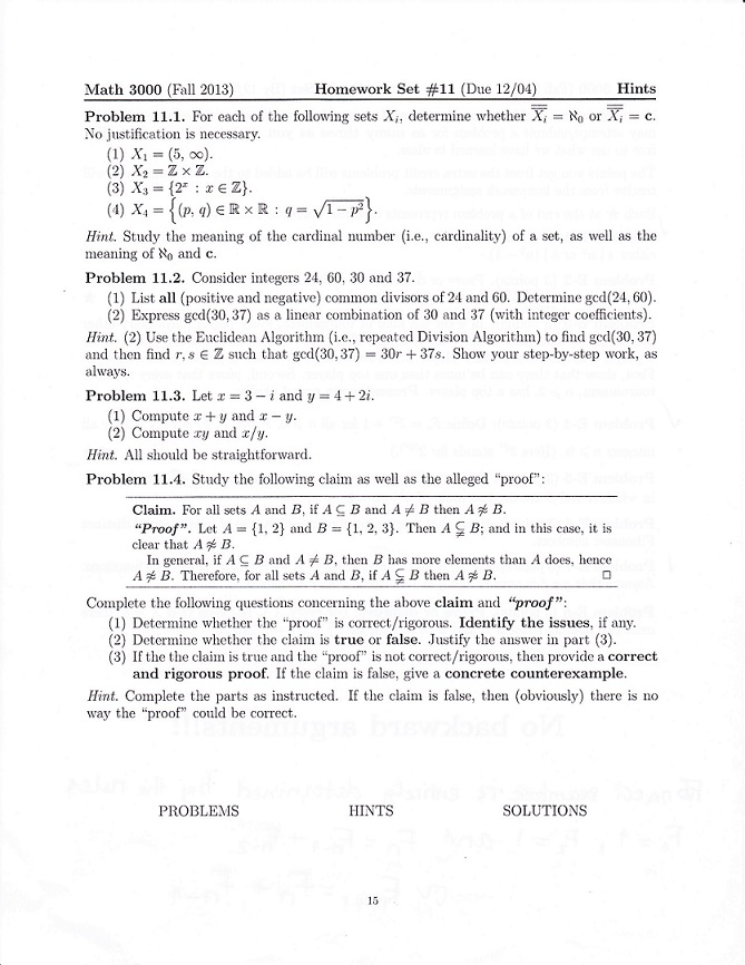 Solved For each of the following sets Xi, determine whether | Chegg.com