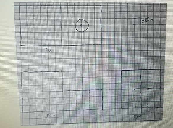 Solved Draw the isometric view of the object below, given | Chegg.com