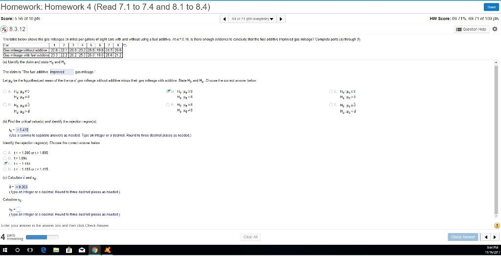 Solved Homework: Homework 4 (Read 7.1 to 7.4 and 8.1 to 8.4) | Chegg.com