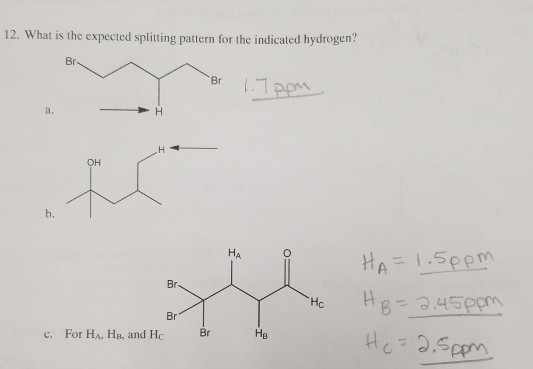 Solved 7. Determine the structure most consistent with the | Chegg.com