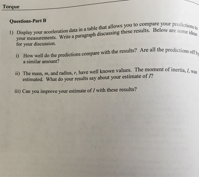 Solved THE EXPERIMENT Part A hanging masses at v this part | Chegg.com