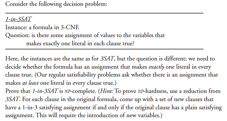 Solved Consider the following decision problem: Instance: a | Chegg.com