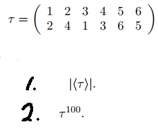 Solved Abstract Algebra, Permutation #N# Could you please | Chegg.com