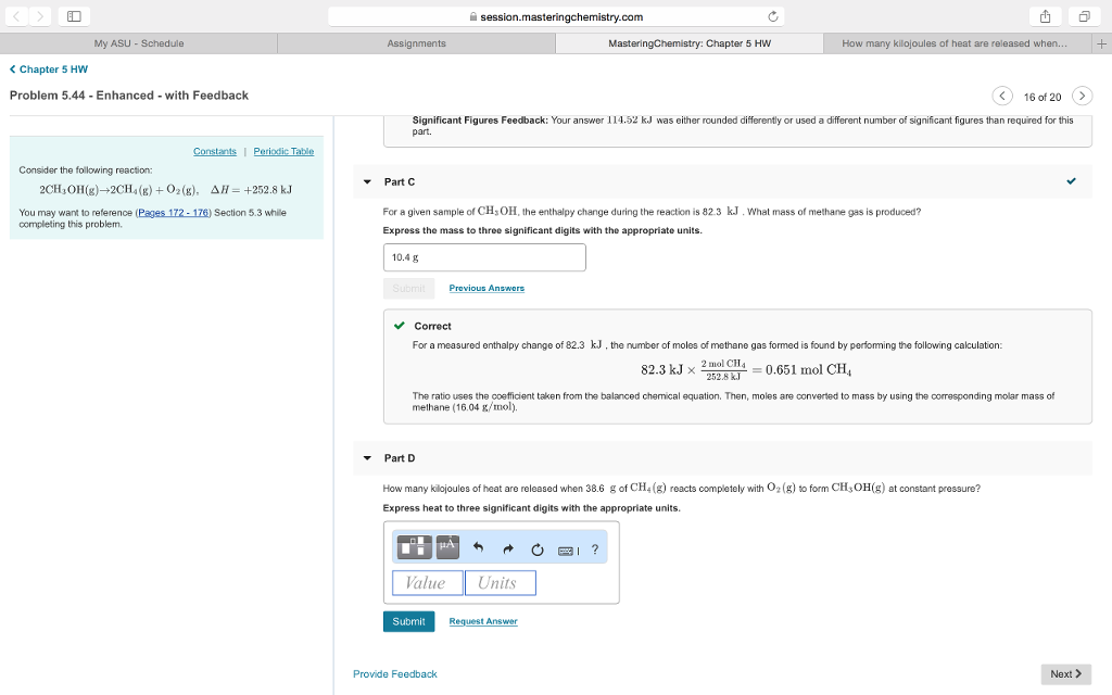 Solved From the enthalpies of reaction 2C(s)+O2(g) → 2CO(g) | Chegg.com